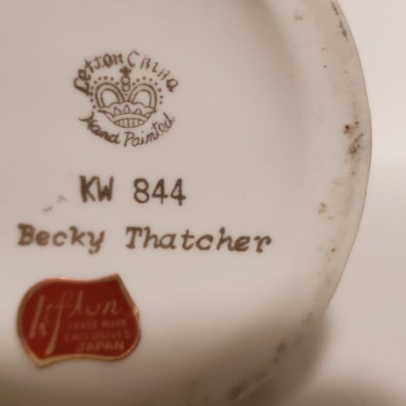 Lefton | Other | Leffton Kw 844 Becky Thatcher Figurine | Poshmark
